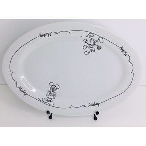 Disney | Kitchen | Mickey Mouse Large Oval Serving Platter New | Poshmark